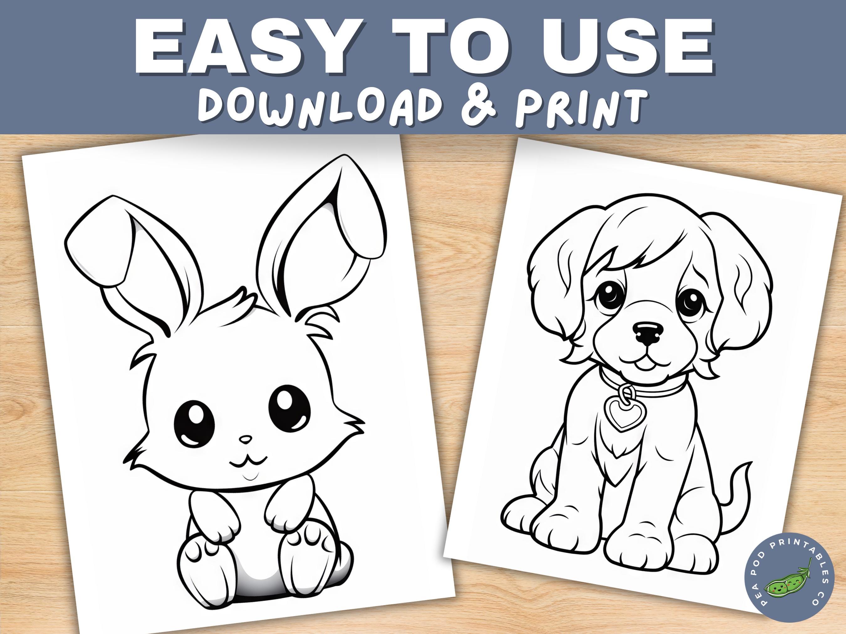 Pets Colouring Sheets - Printable Worksheets | Children's Coloring ...