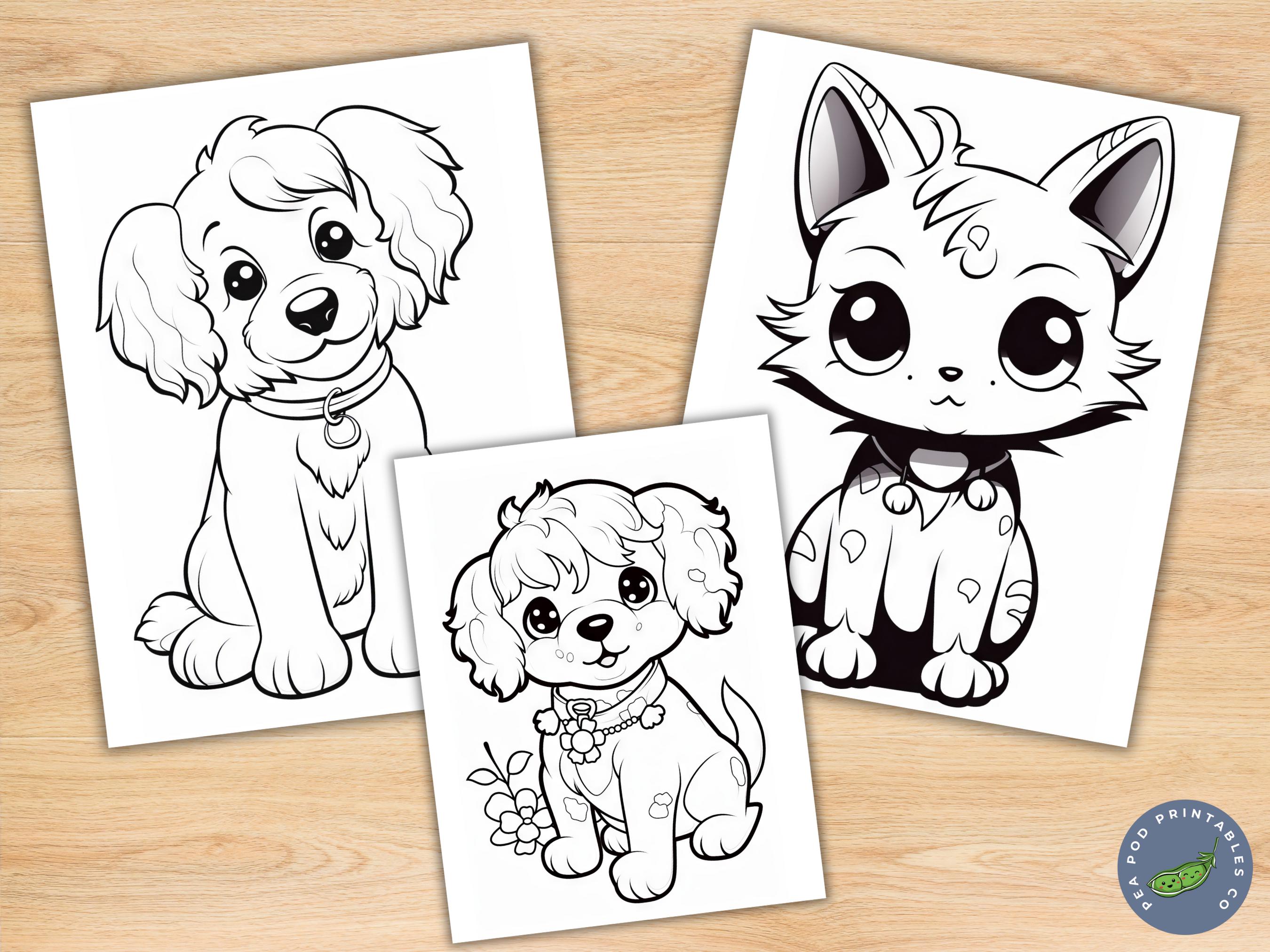 Pets Colouring Sheets - Printable Worksheets | Children's Coloring ...