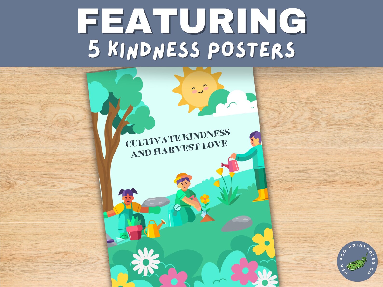 5 Kindness Posters for Kids - Colorful Classroom Decor With Inspiring ...