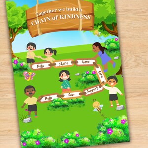 5 Kindness Posters for Kids - Colorful Classroom Decor With Inspiring ...
