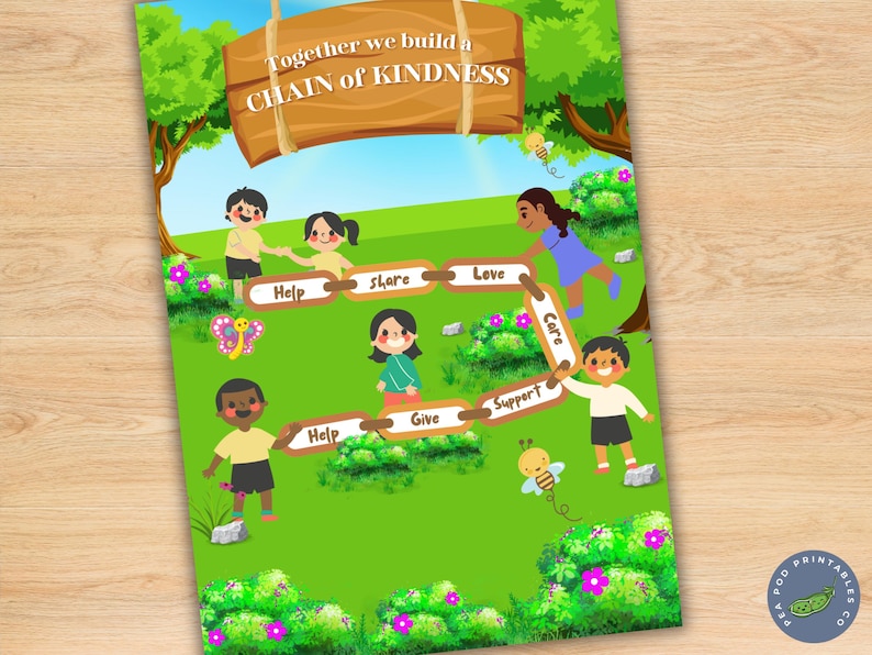 5 Kindness Posters for Kids - Colorful Classroom Decor With Inspiring ...