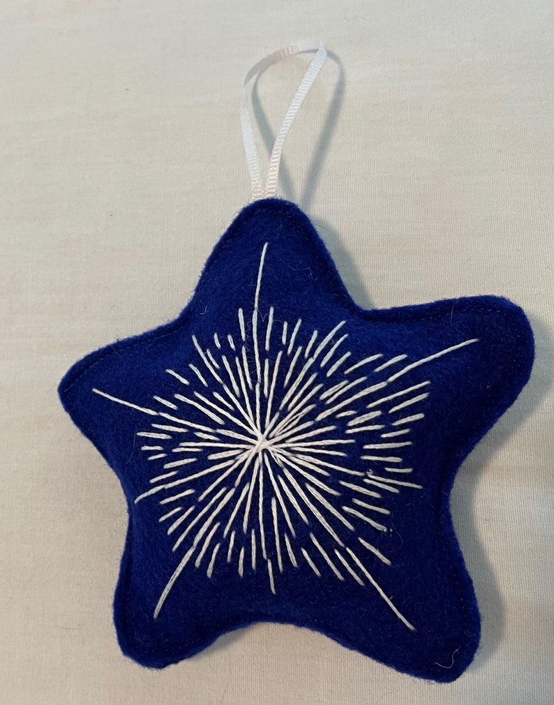 Star - Hand Embroidered - Etsy