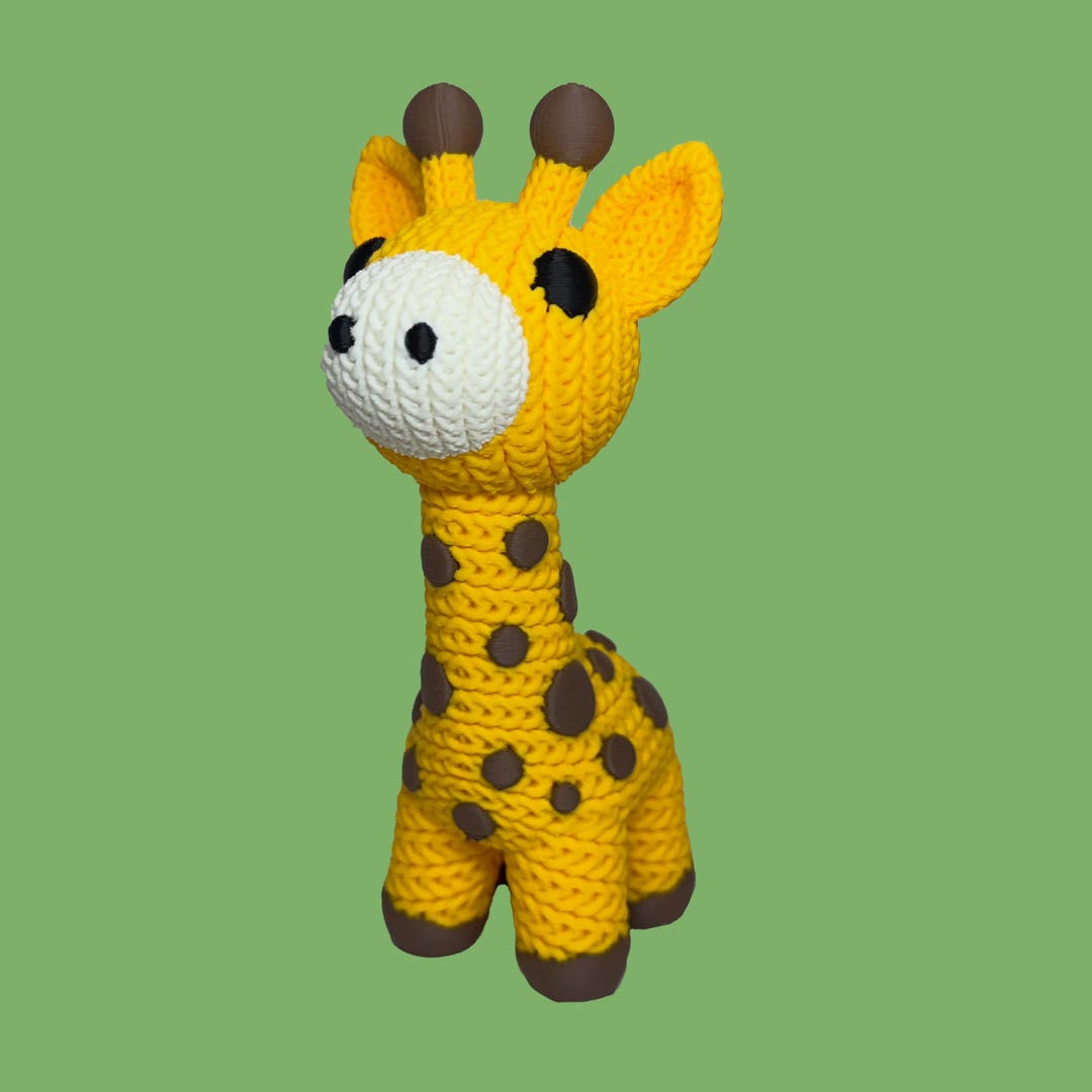 3D Printed Knitted Giraffe - Etsy