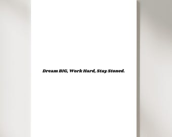 Stay High, Aim High. - Motivational Wall Art, Printable Wall Art ...
