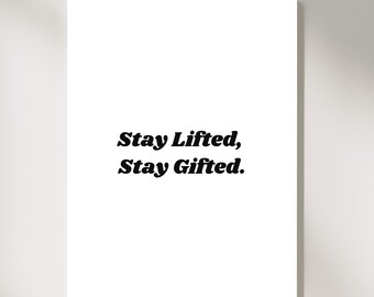 Stay High, Aim High. - Motivational Wall Art, Printable Wall Art ...