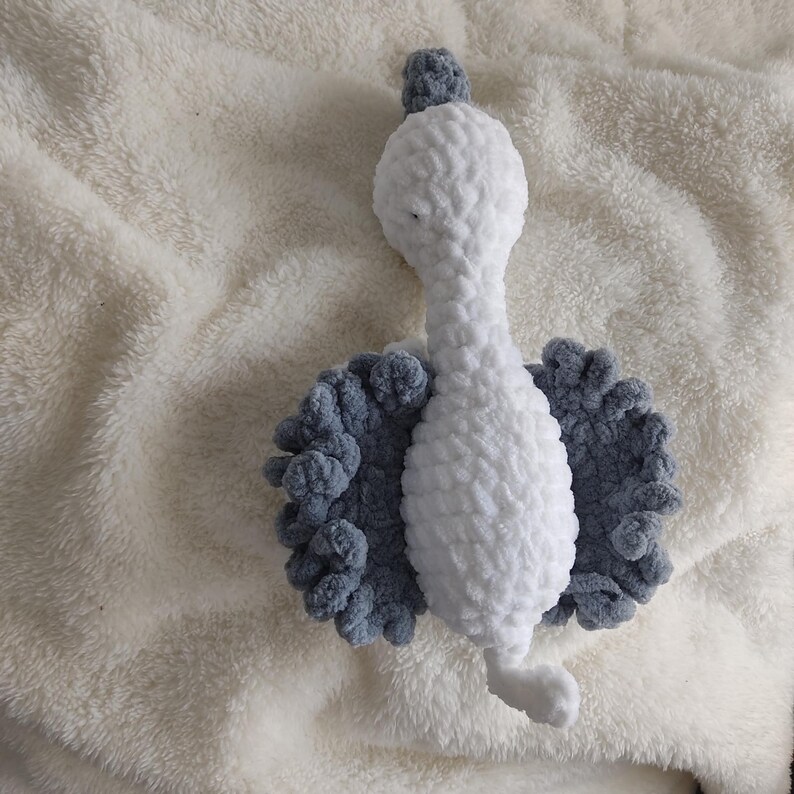 Crane Bird Amigurumi Crochet Toy Pattern Pdf | Stuffed Plush Crane Bird ...