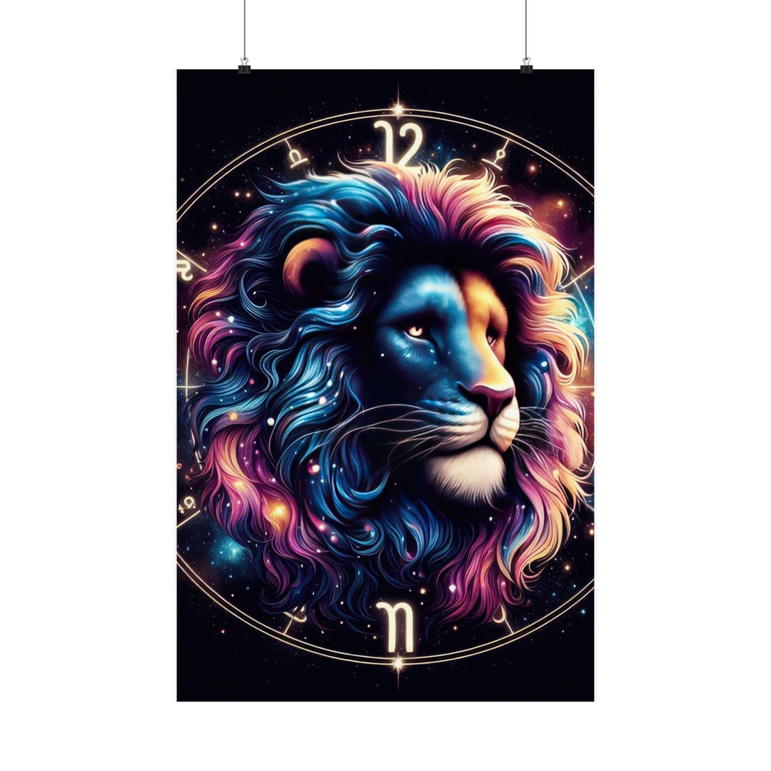 Leo Matte Vertical Posters - Etsy