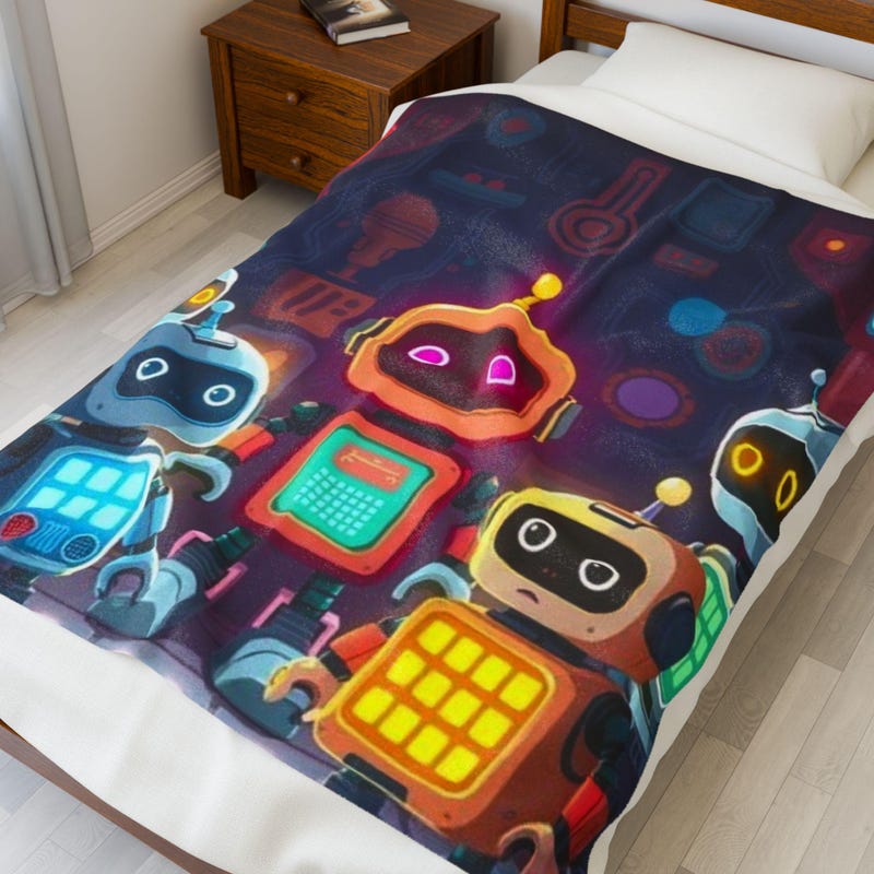 Robot Bedding - Etsy