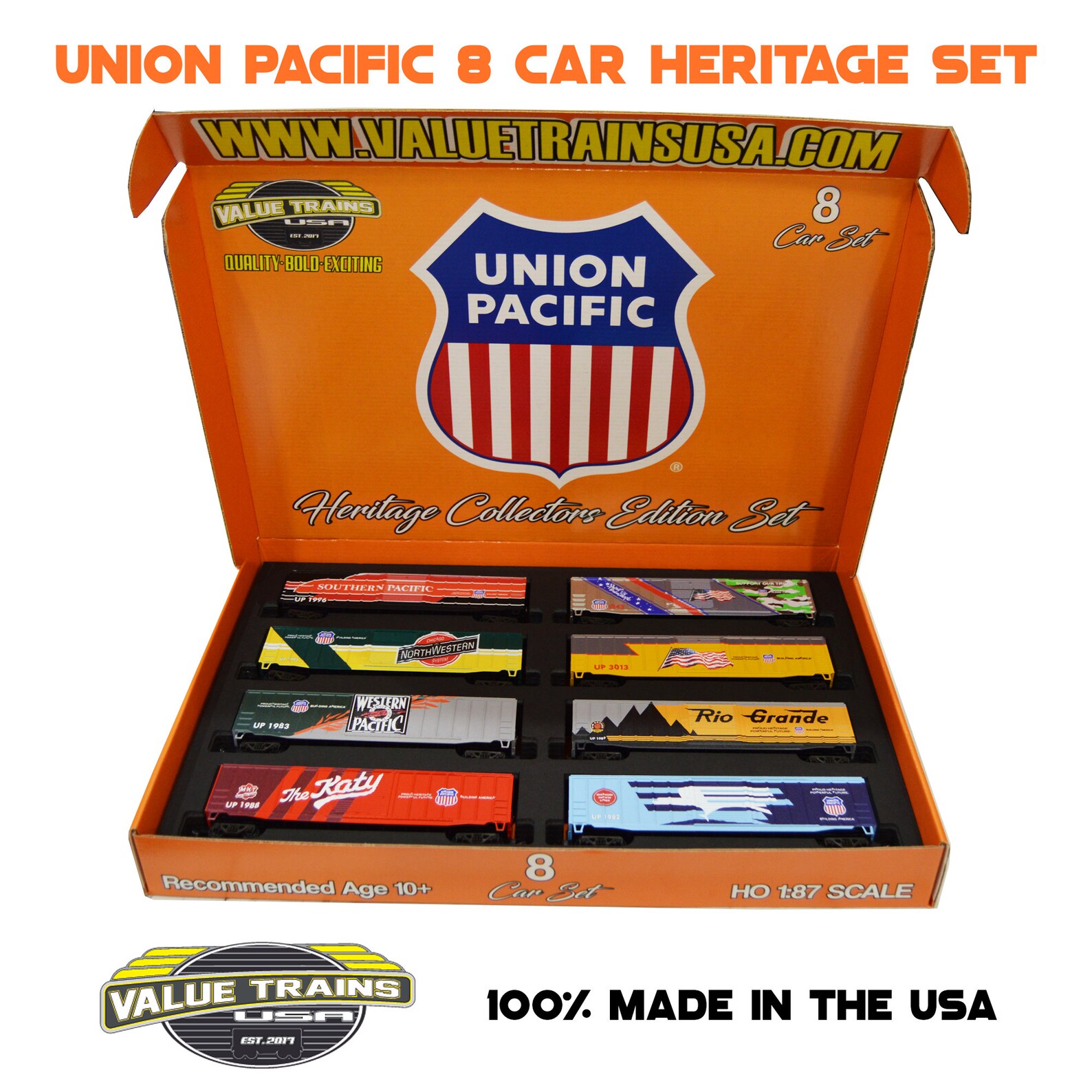 HO Scale - Official Licensed Union Pacific Heritage Scheme Collectors ...