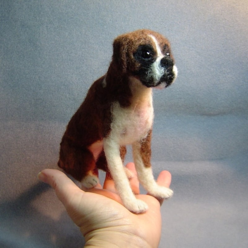 Needle Felted Dog - Etsy