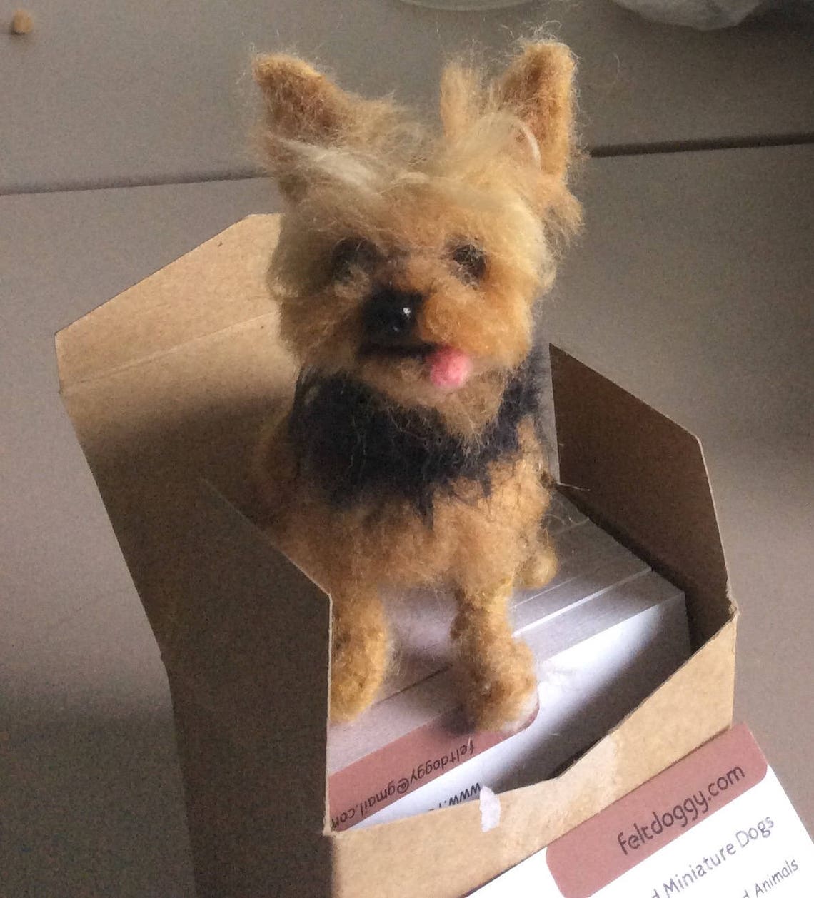 Yorkie Pet Portrait Yorkshire Terrier Dog Memorial felted | Etsy