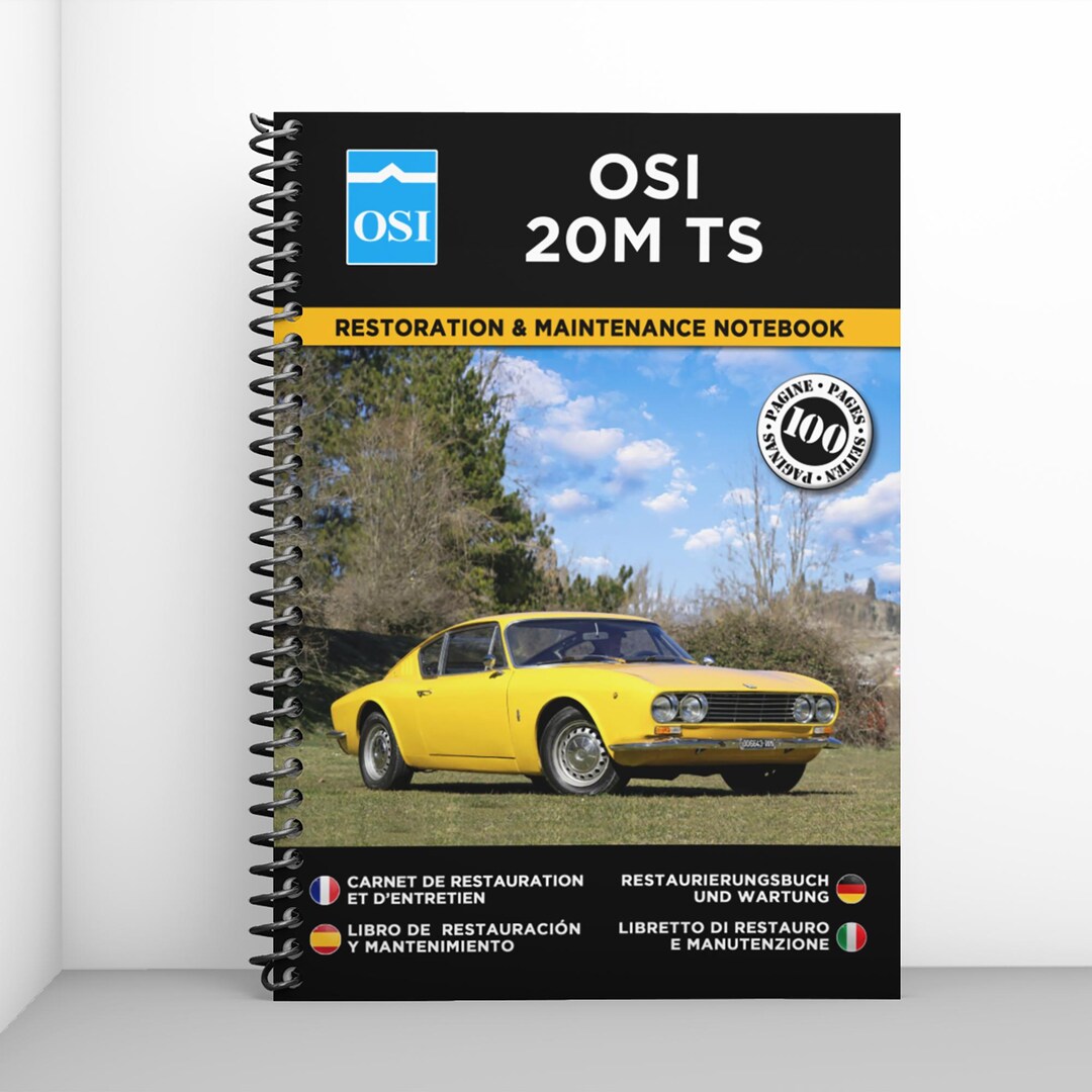 OSI 20 MTS : Cahier De Restauration Et D'entretien - 100 Pages - Port ...