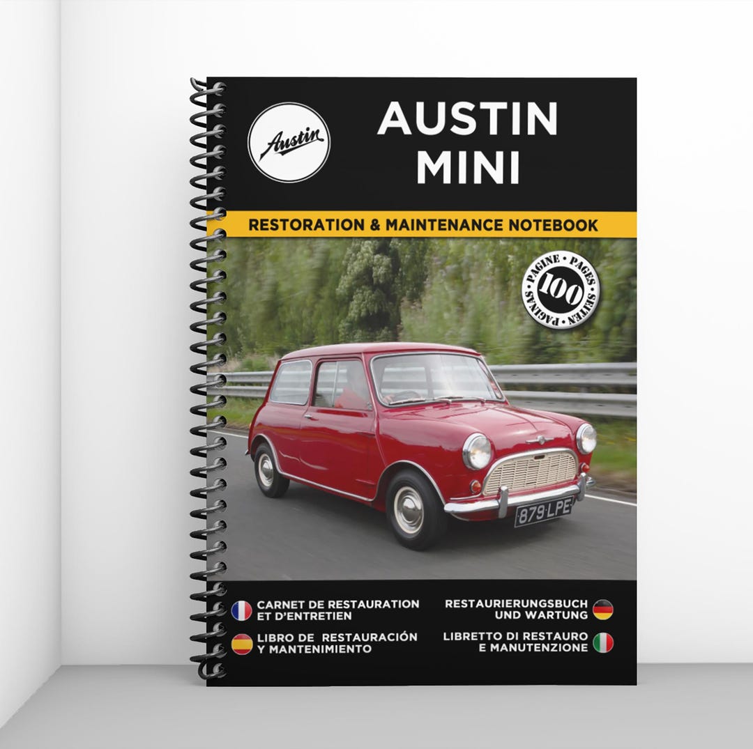 AUSTIN MINI : Restoration & Maintenance Notebook - 100 Pages - Etsy
