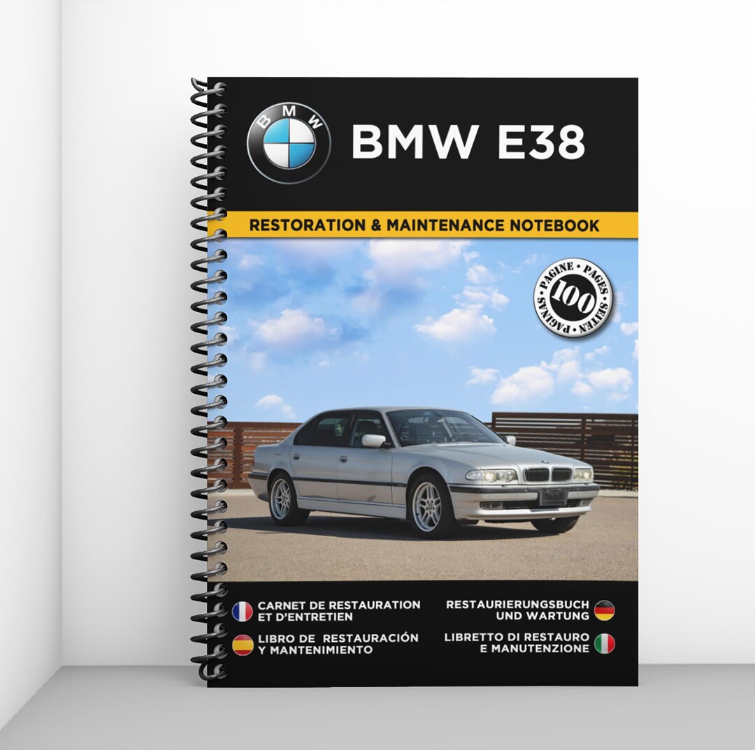BMW E38 : Restoration & Maintenance Notebook - 100 Pages - Etsy