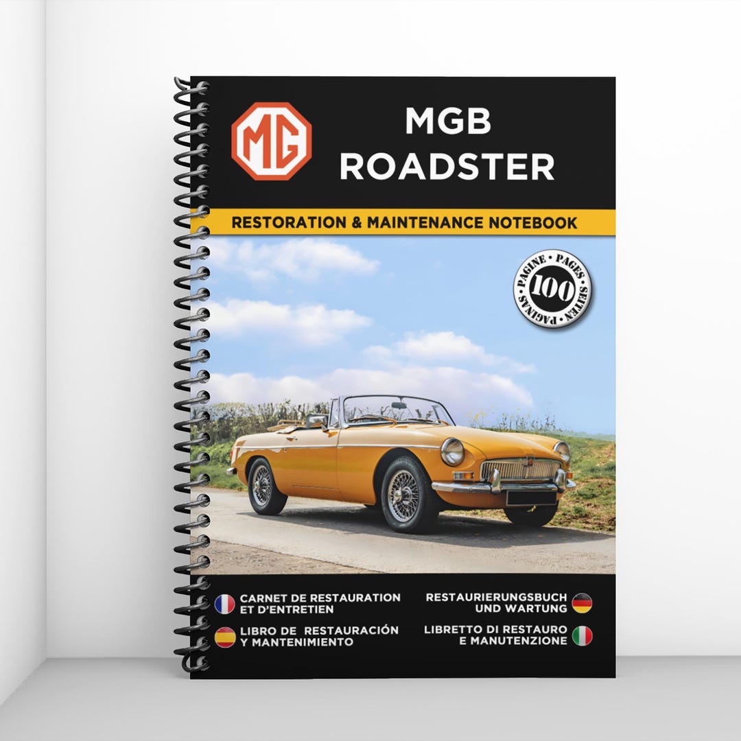 MG B ROADSTER : Restoration & Maintenance Notebook - 100 Pages - Etsy