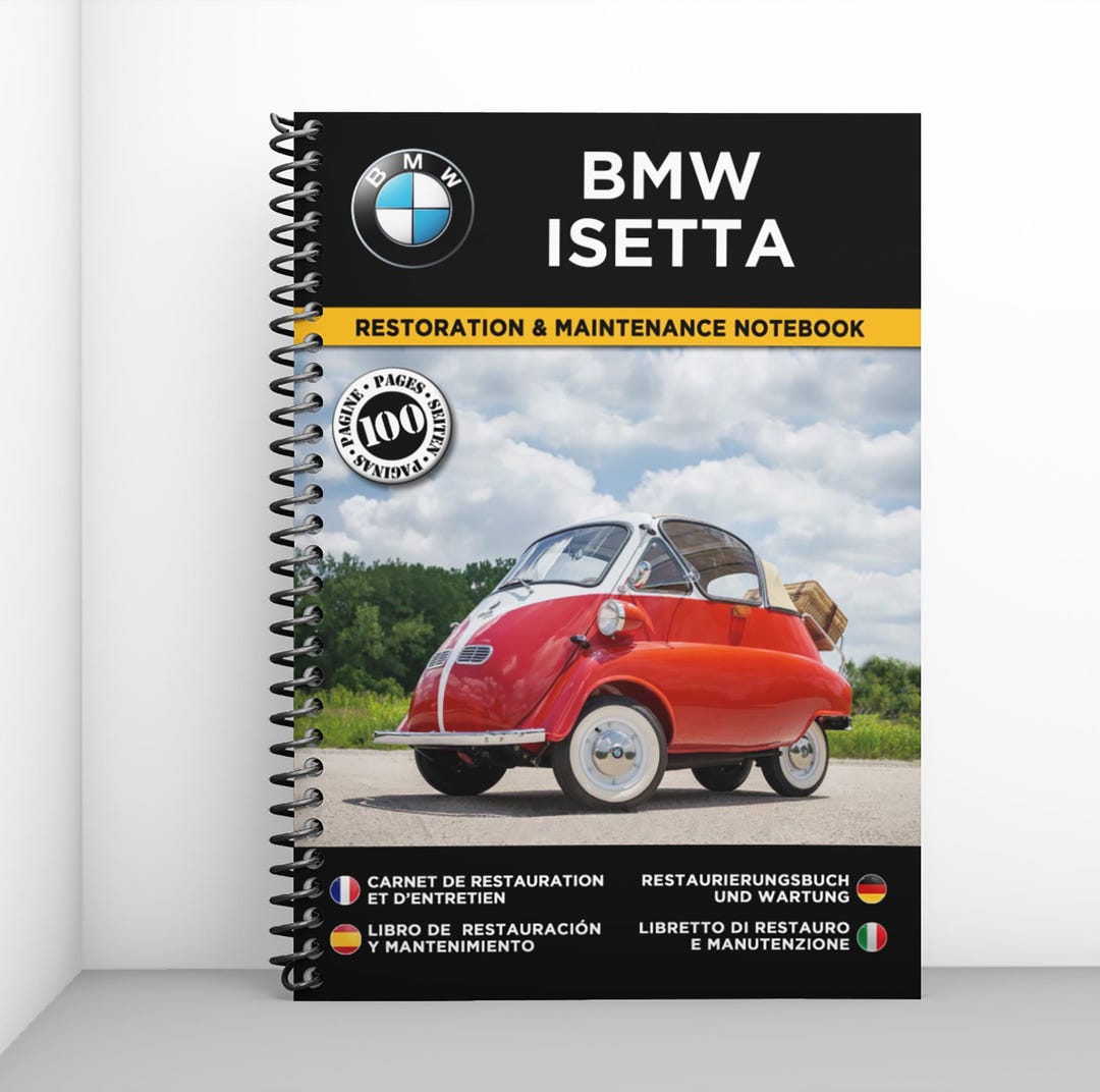 BMW ISETTA : Restoration & Maintenance Notebook - 100 Pages - Etsy