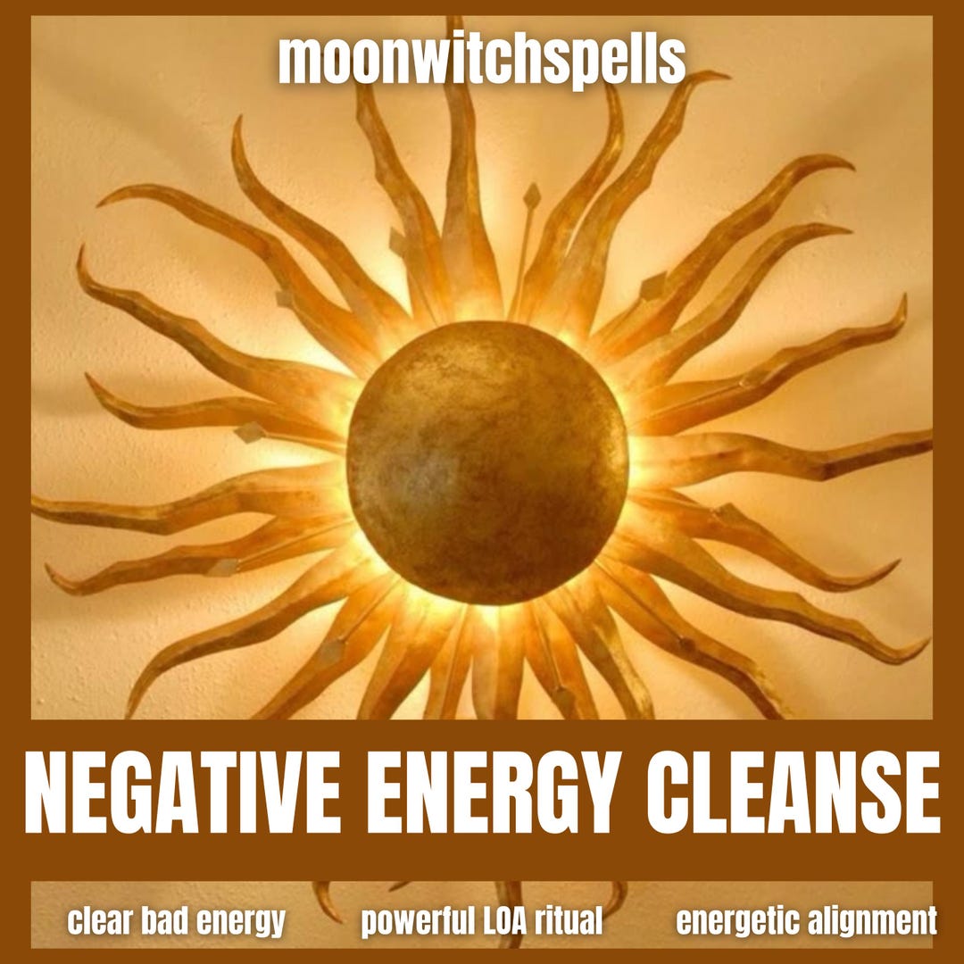 NEGATIVE ENERGY CLEANSE Spell, Karma Cleansing Spell, Karmic Spell - Etsy
