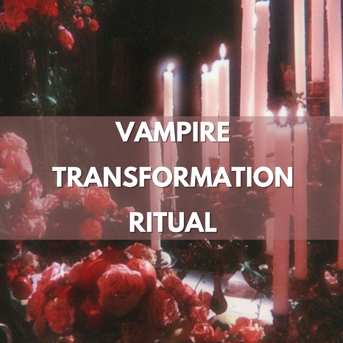 VAMPIRE TRANSFORMATION RITUAL - Etsy