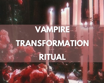 Vampire Transformation Ritual - Etsy