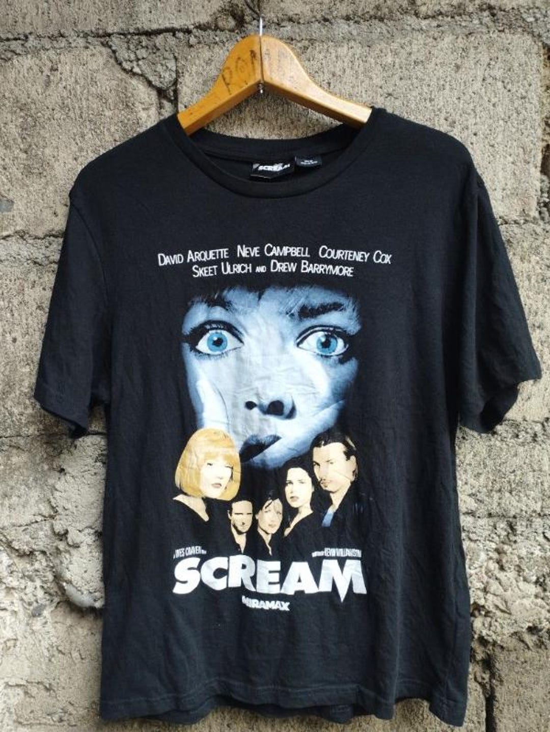 Scream Horror Movie T-shirt, Movie Poster T-shirt, Halloween Movie T ...