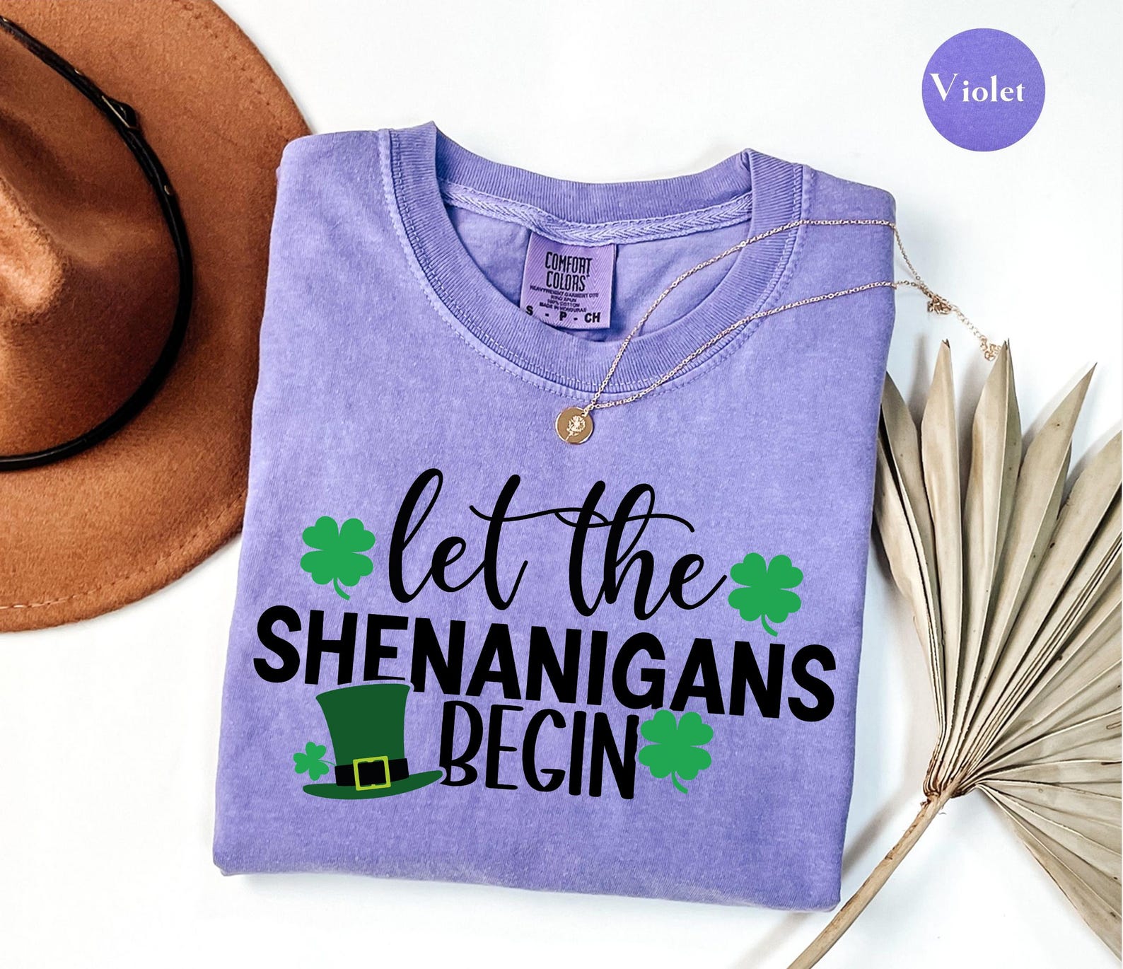 Comfort Colors® Let the Shenanigans Begin Shirt, St Patricks Day Party ...