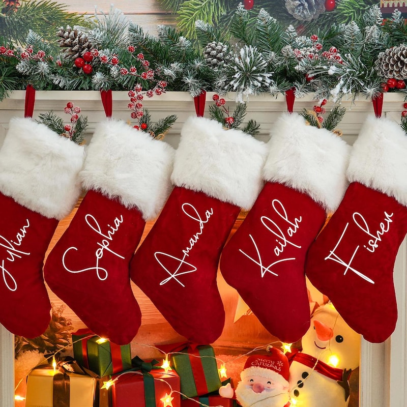 Personalized Christmas Stockings - Etsy
