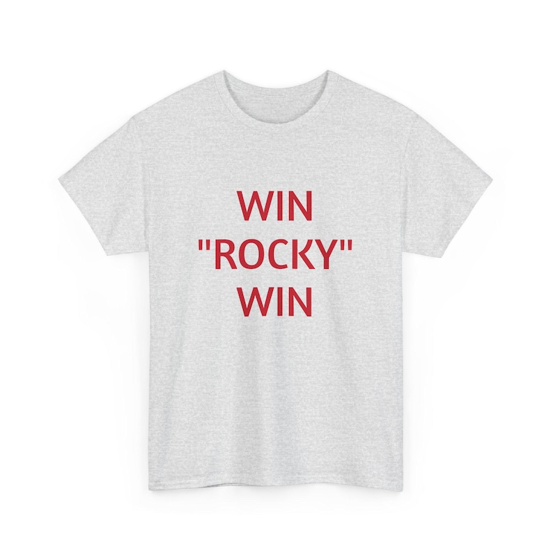 Workout Shirt: ROCKY' WIN T-shirt – Vintage 80s - Etsy