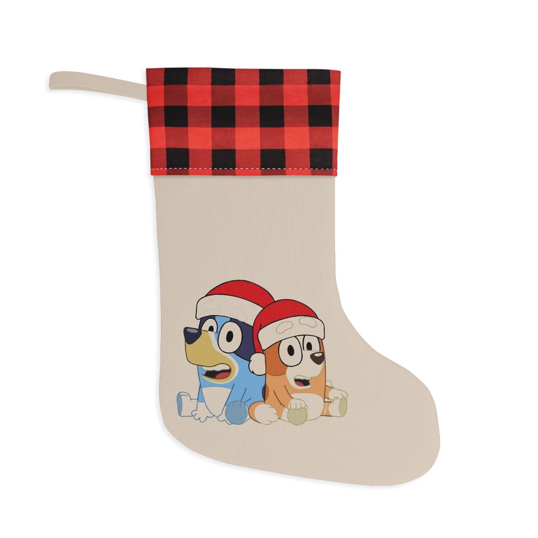 Bluey and Bingo Christmas Stocking - Etsy