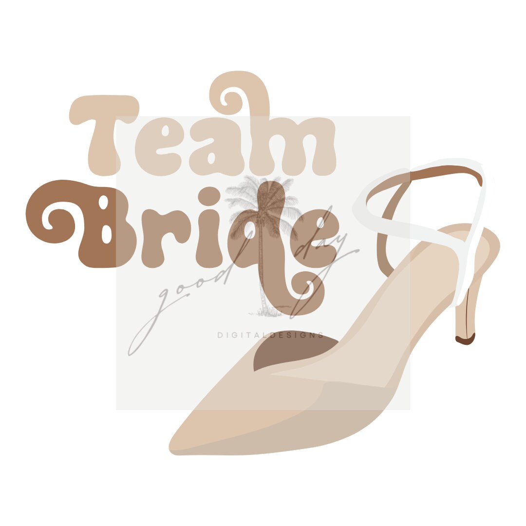 Team Bride Fun & Creative SVG Digital Downloads Clip Art Collection ...