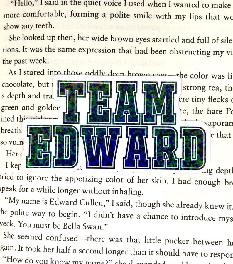 Team Edward Sticker - Etsy