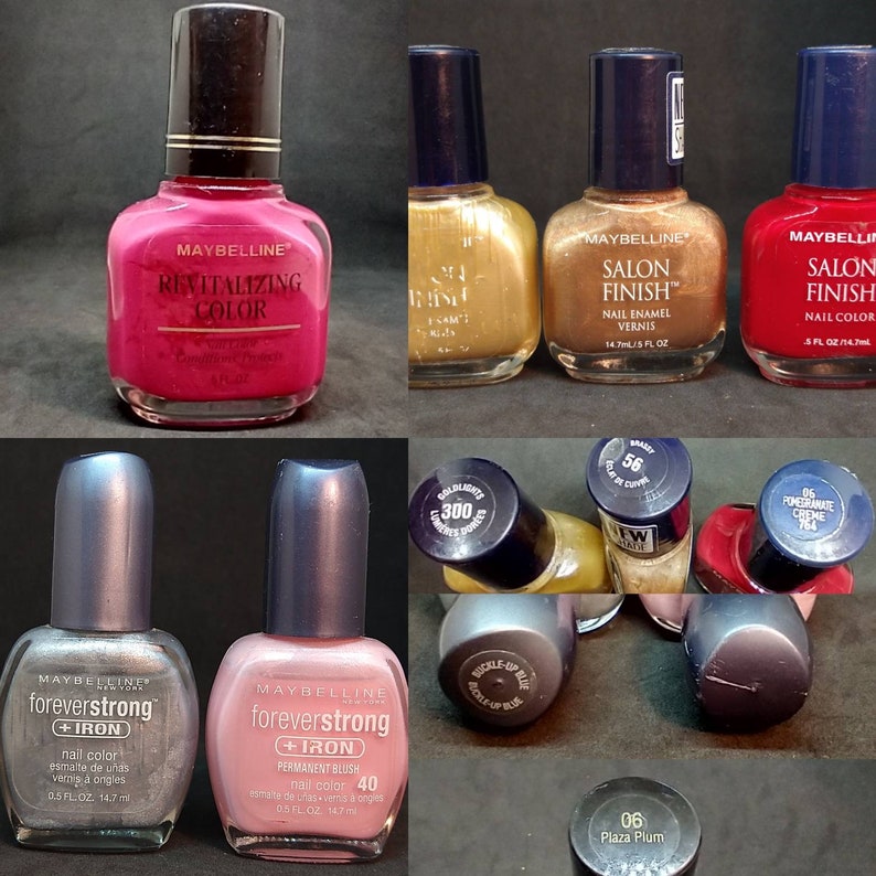 Vintage Nail Polish Lacquer Maybelline Salon Finish 300 56 06 | Etsy