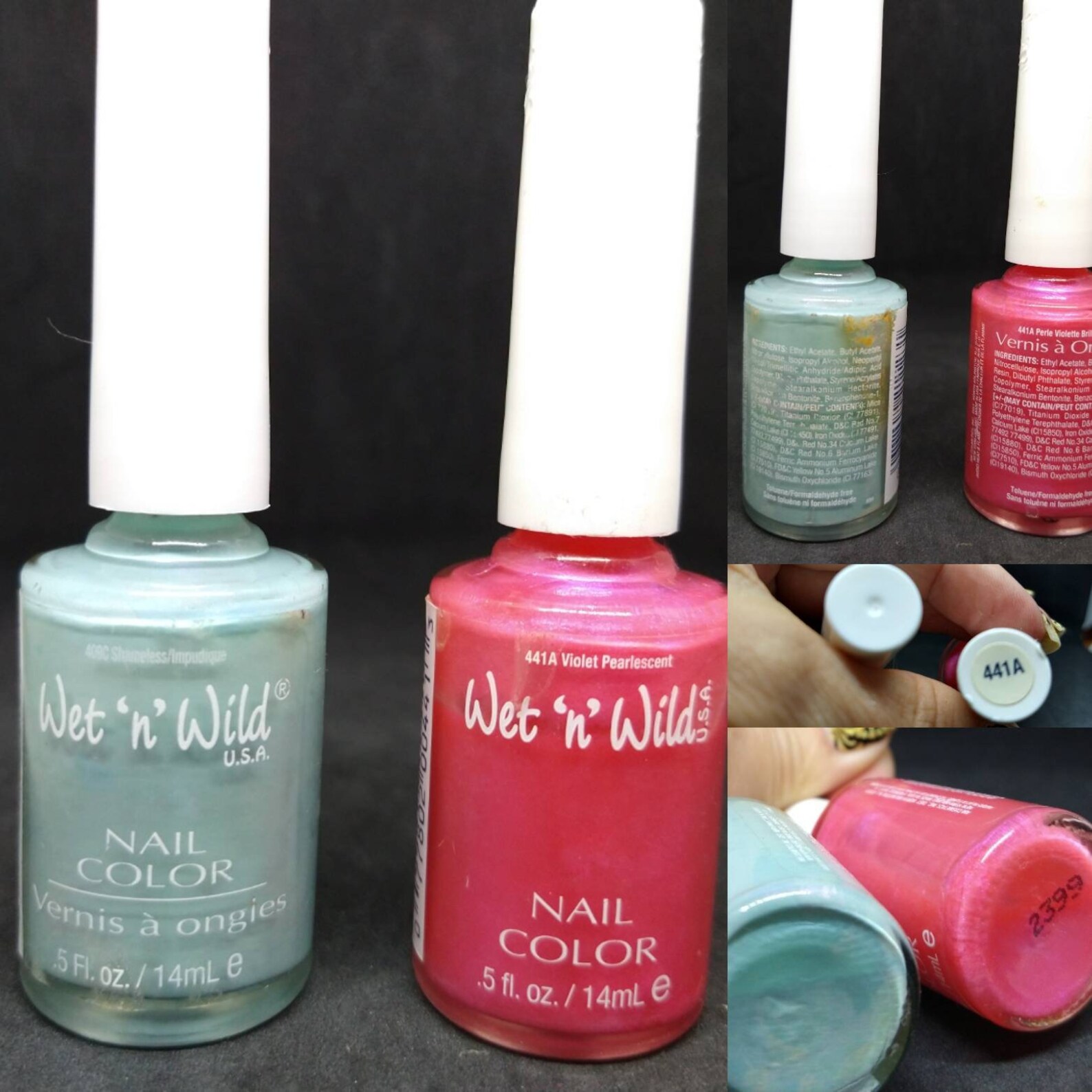 Vintage Nail Polish Lacquer Used Wet N Wild 442A Shell Pink - Etsy