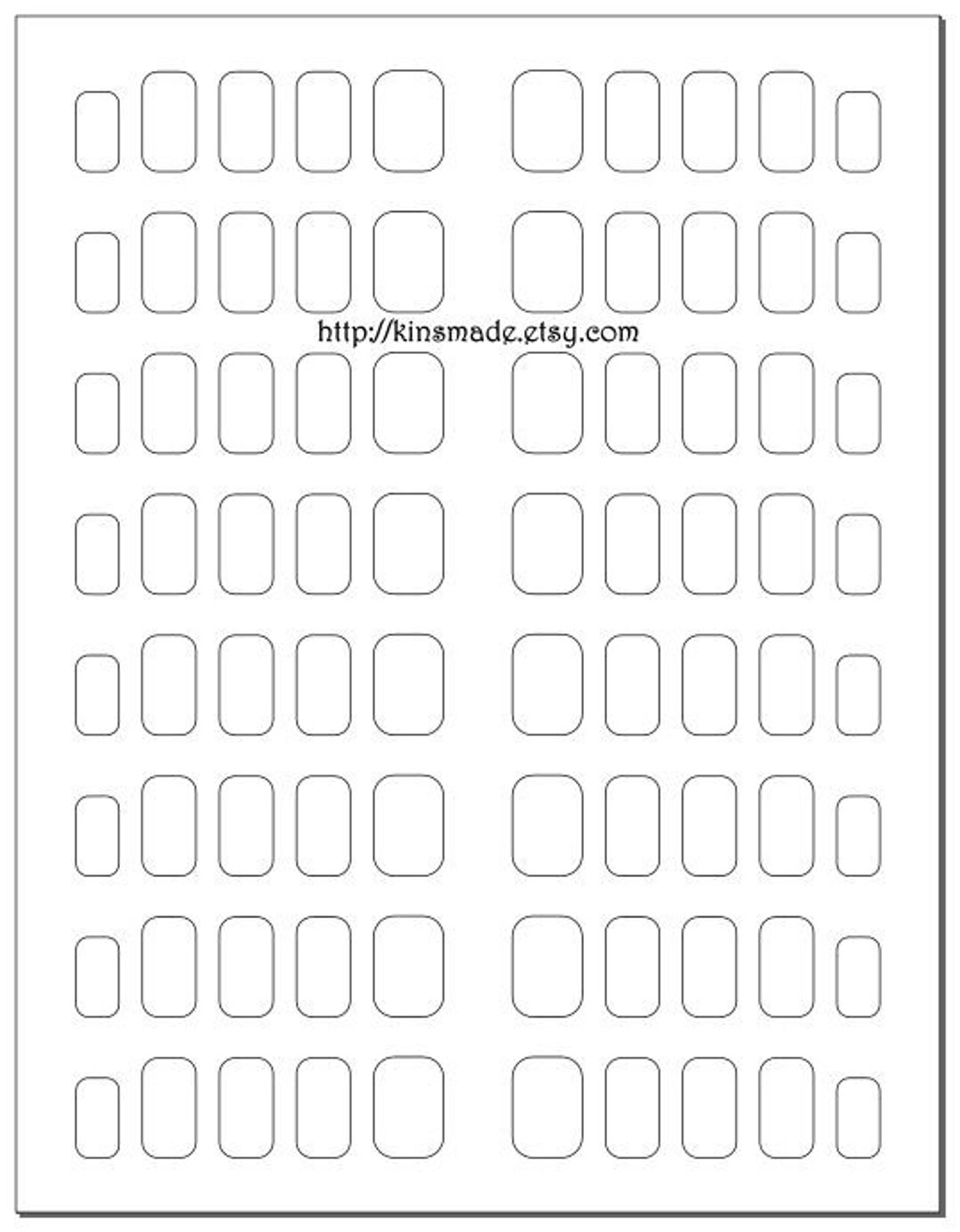 Printable Finger Nail Art Decal Mat Download Guide - Petite Adult ...
