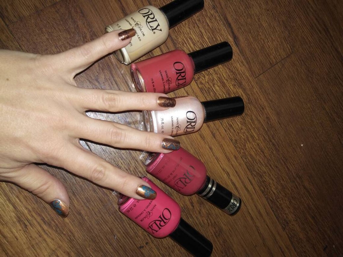 Vintage Nail Polish Orly 186 Seashell 071 Terracotta 77 Red - Etsy