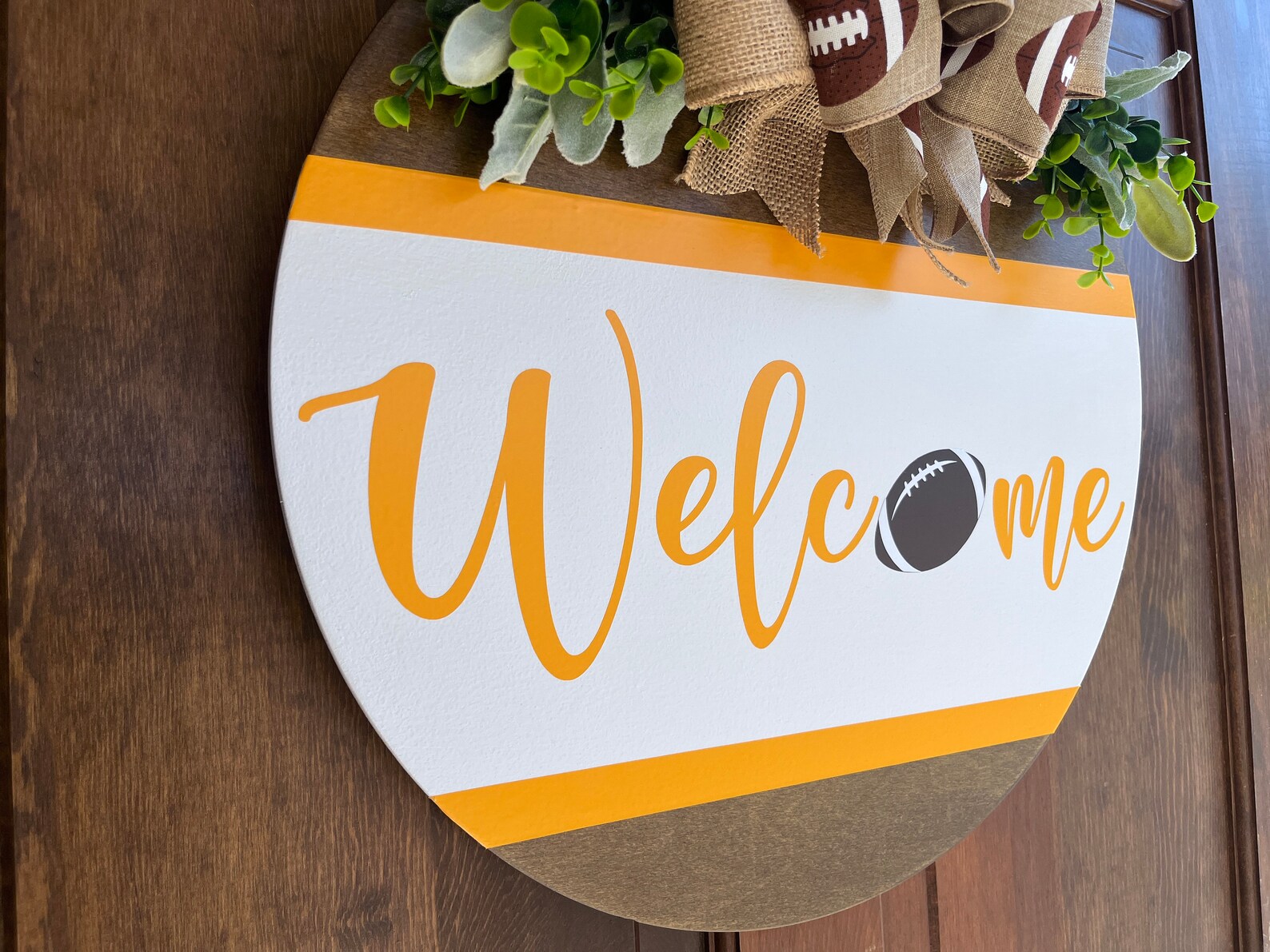 College Football Door Hanger. Pro Coach Personalized Door Hanger ...