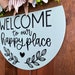 Chill Happy Place Door Hanger Wreath Gift. Front Door Wreath, Hand Tied ...