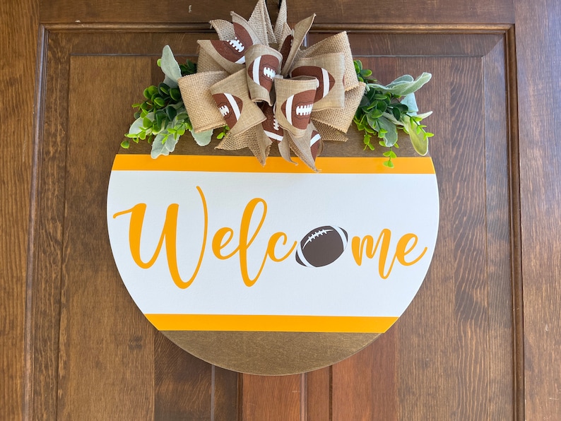 College Football Door Hanger. Pro Coach Personalized Door Hanger ...