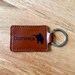 Personalized Laserable Leatherette Rectangle Keychain – Custom Engraved ...