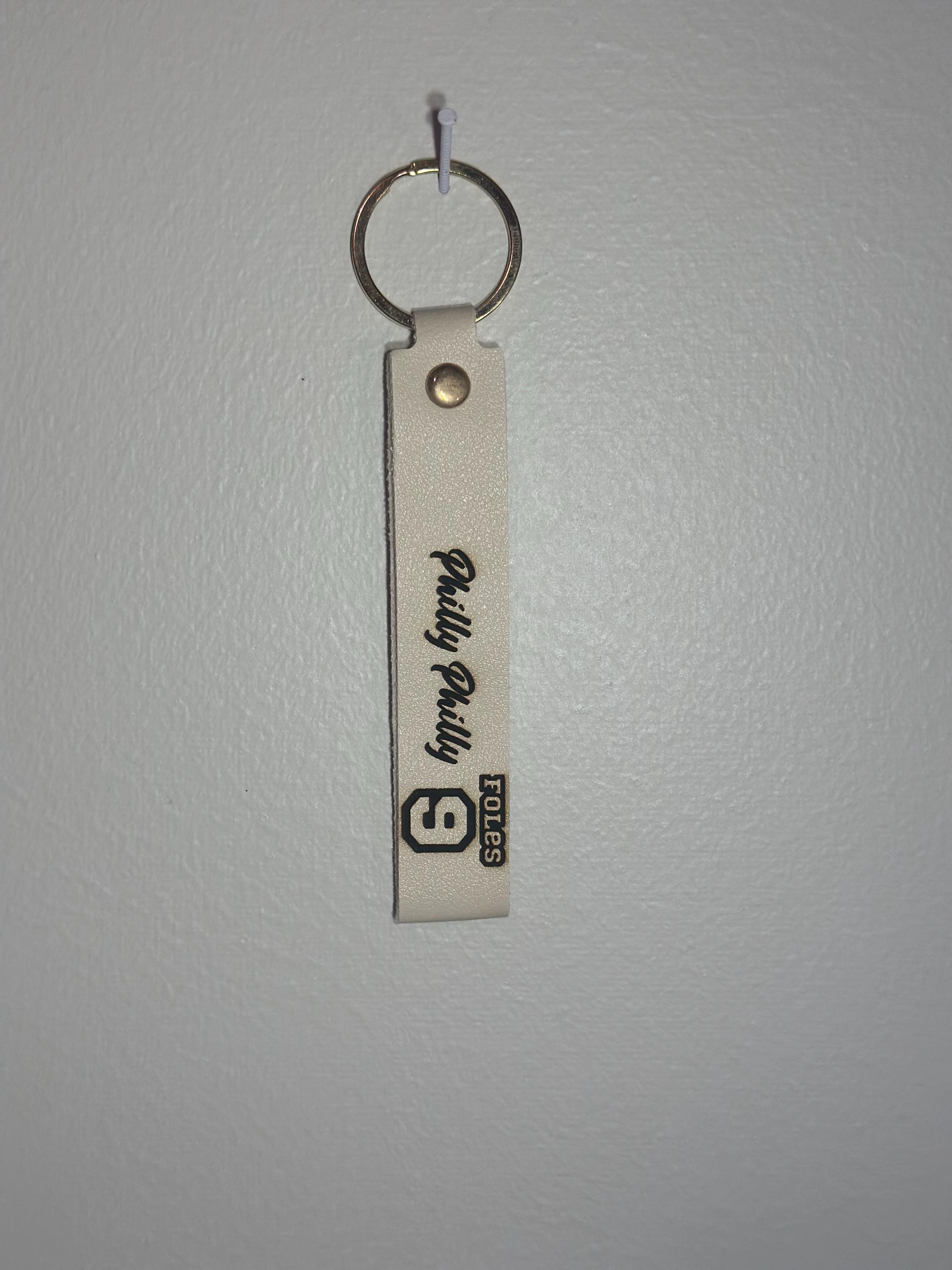 Personalized Laserable Leatherette Rectangle Keychain – Custom Engraved ...