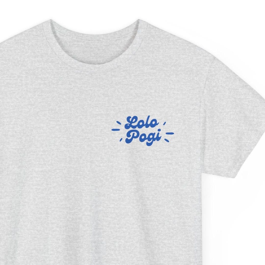 Lolo Pogi T-shirt, Filipino Grandfather Gift, Cool Grandpa Shirt, Pinoy ...