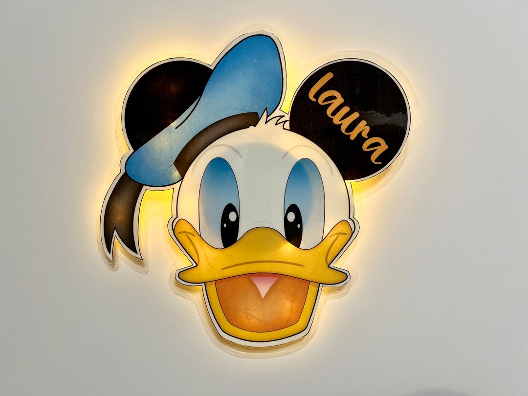 Light up Disney Cruise Door Magnet Donald With Personalized Name for ...