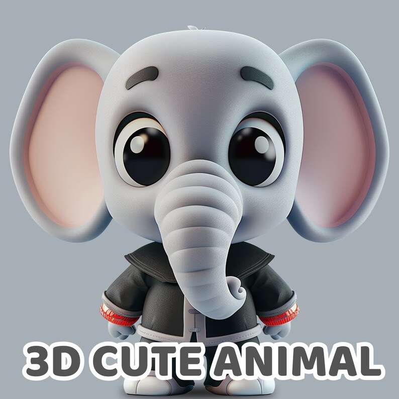 CUSTOM Cute 3d Model, 3D Chibi, 3D Animal, 3D Cartoon, 3D Character ...