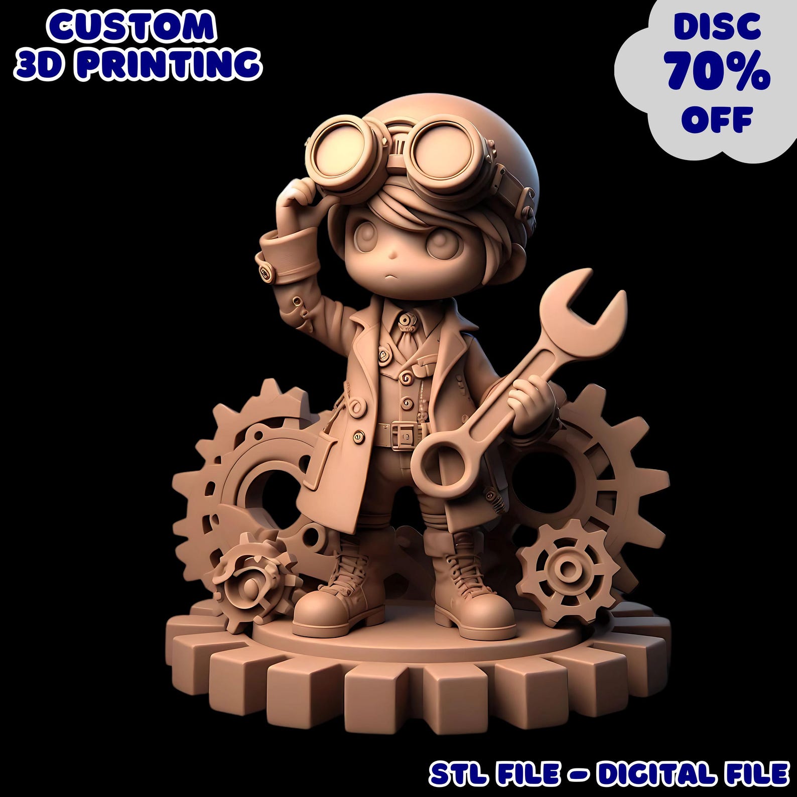 CUSTOM 3D Character Modeling, Game Asset, Rigging, Blender, Render, T-pose, Sculpt, 3D Model ...