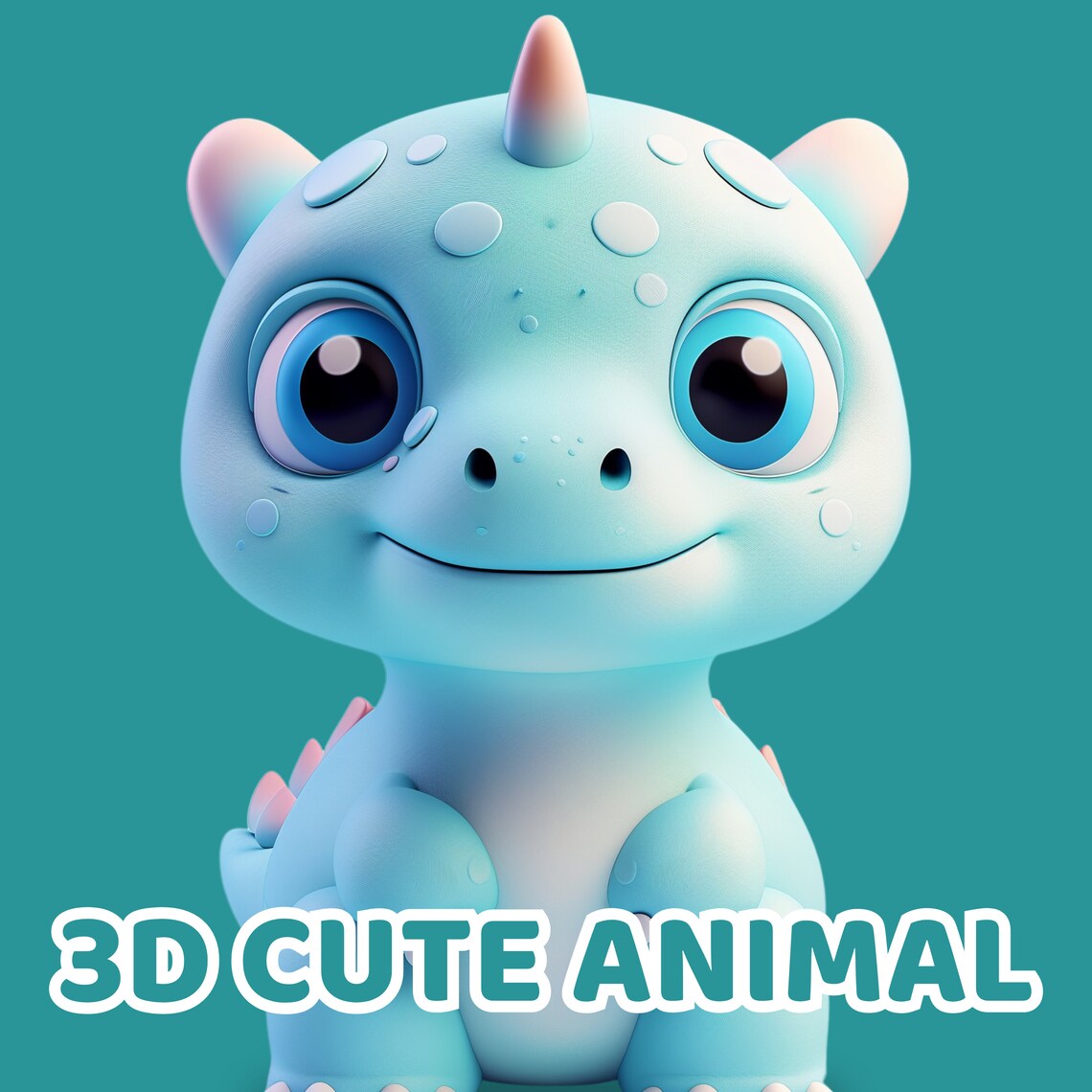 CUSTOM Cute 3d Model, 3D Chibi, 3D Animal, 3D Cartoon, 3D Character ...