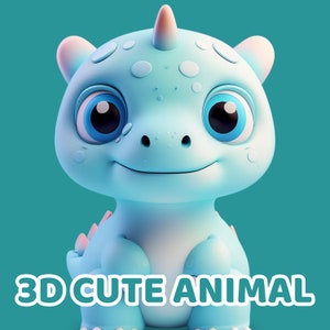 CUSTOM Cute 3d Model, 3D Chibi, 3D Animal, 3D Cartoon, 3D Character ...