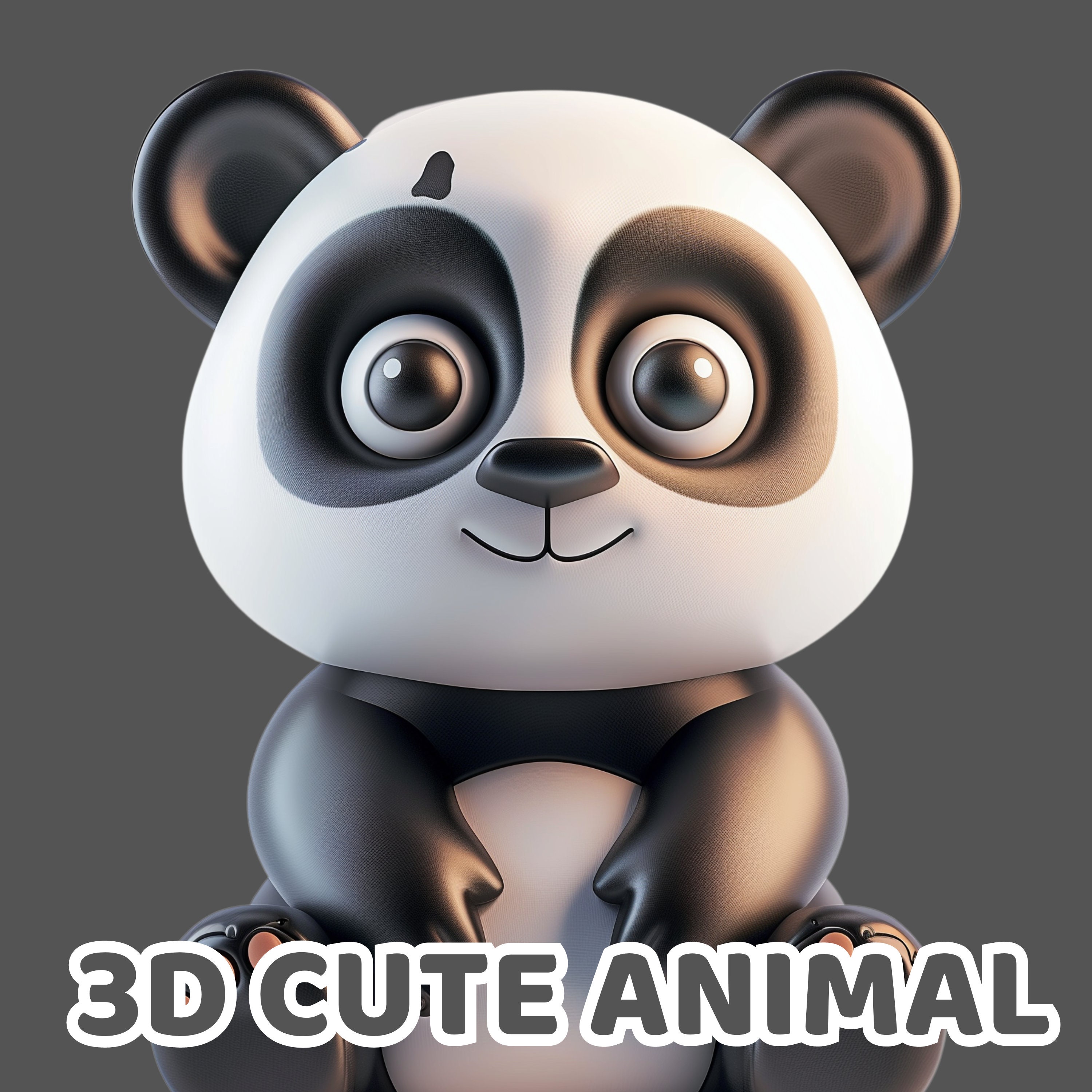 CUSTOM High Quality Cute 3D Model,3d Chibi Animal, 3D Cartoon Art, 3D ...