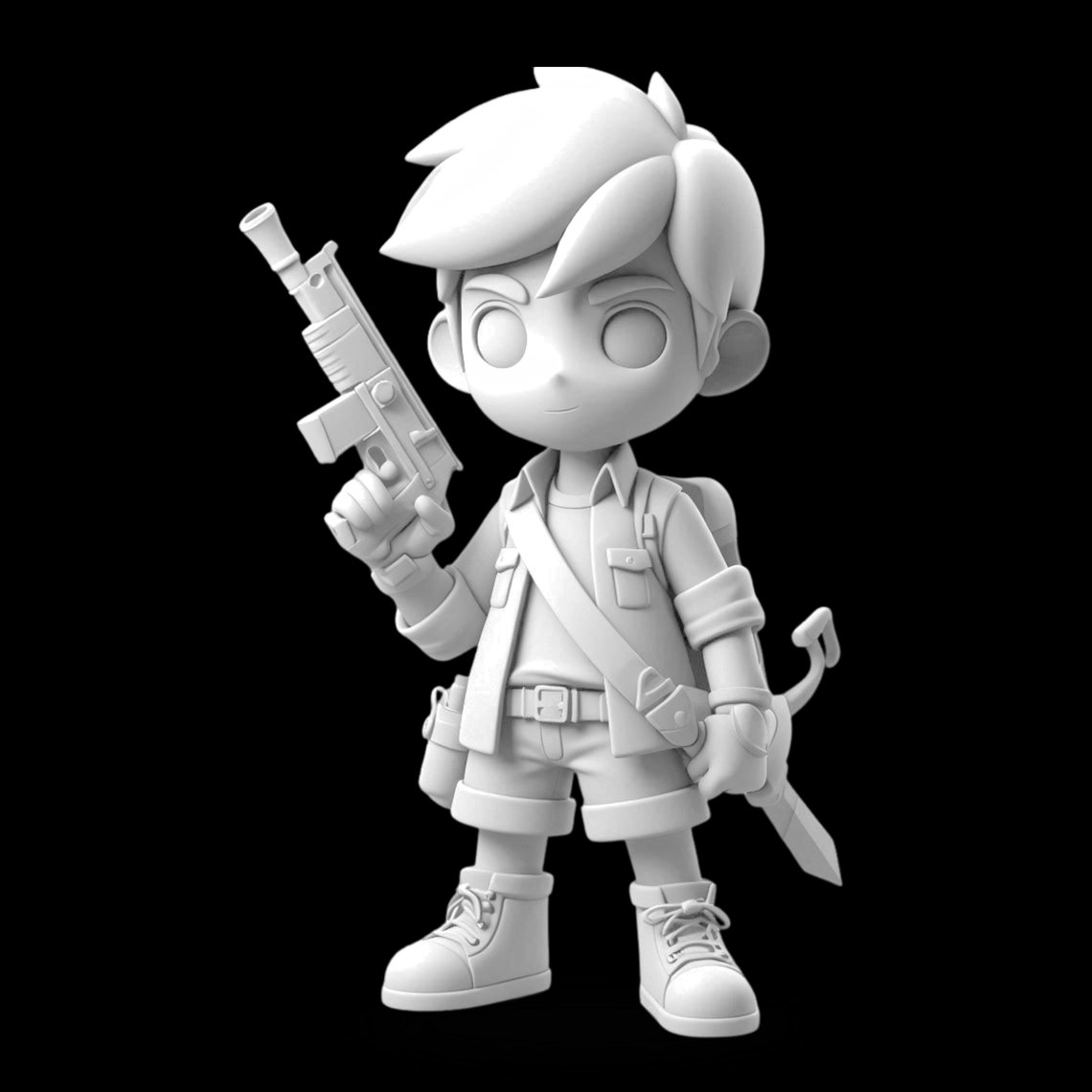 CUSTOM 3D Character Modeling, Game Asset, Rigging, Blender, Render, T-pose, Sculpt, 3D Model ...