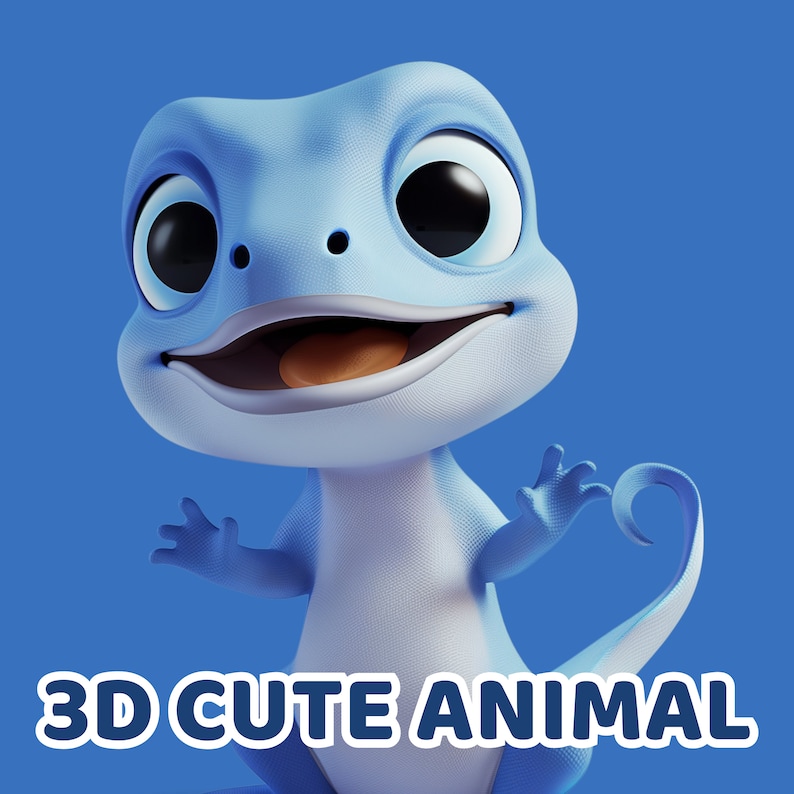CUSTOM High Quality Cute 3D Model,3d Chibi Animal, 3D Cartoon Art, 3D ...