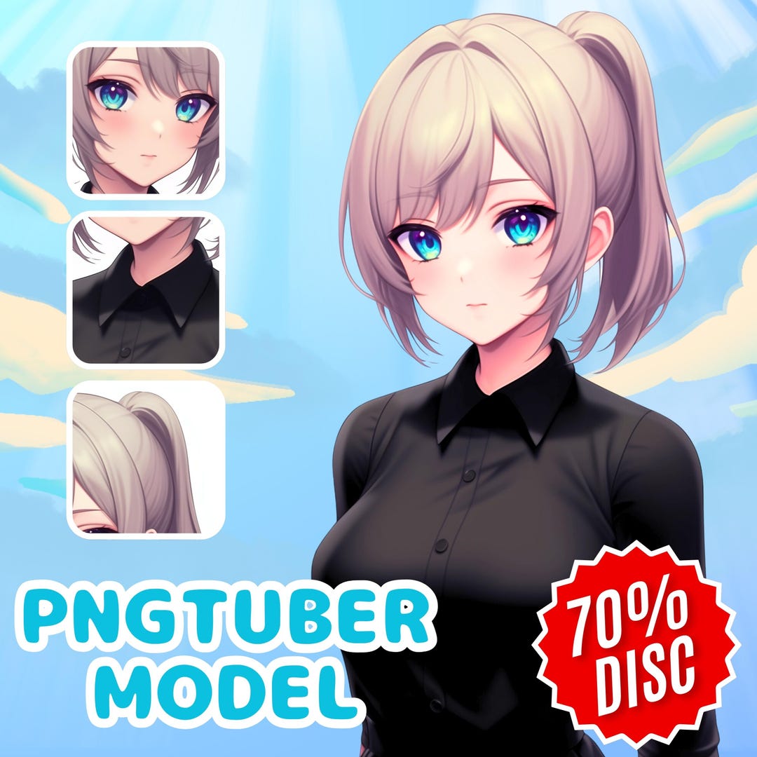 CUSTOM PNGTUBER | Pngtuber | Pngtuber Character | PNG Model | Pngtuber ...