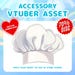 Chef's Hat Vtuber Asset: Culinary 2D Head Prop (live2d Item, Digital ...
